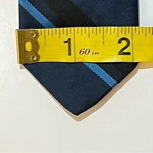 Vintage | Accessories | La Tulipe Noire Blue Slim Tie 225 Vintage ...